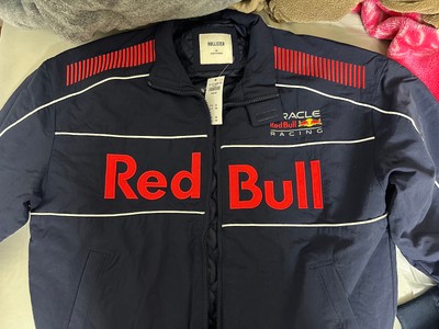 Hollister ORACLE RED BULL RACING GRAPHIC TRACK JACKET SIZE MEDIUM Brand ...
