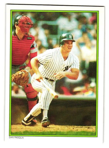 1986 Topps # 20 Dan Pasqua New York Yankees | eBay