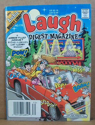 The Archie Digest Library ~ Laugh Digest Magazine ~ No. 170 December ...
