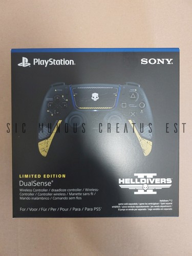 SONY PS5 Dualsense Controller Limited Edition Helldivers 2 Playstation ...
