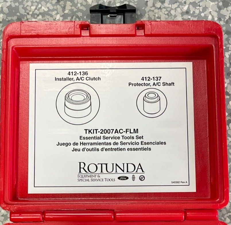Ford Rotunda A/C TOOL KIT 2008 ESCAPE MARINER TKIT-2007AC-FLM | eBay