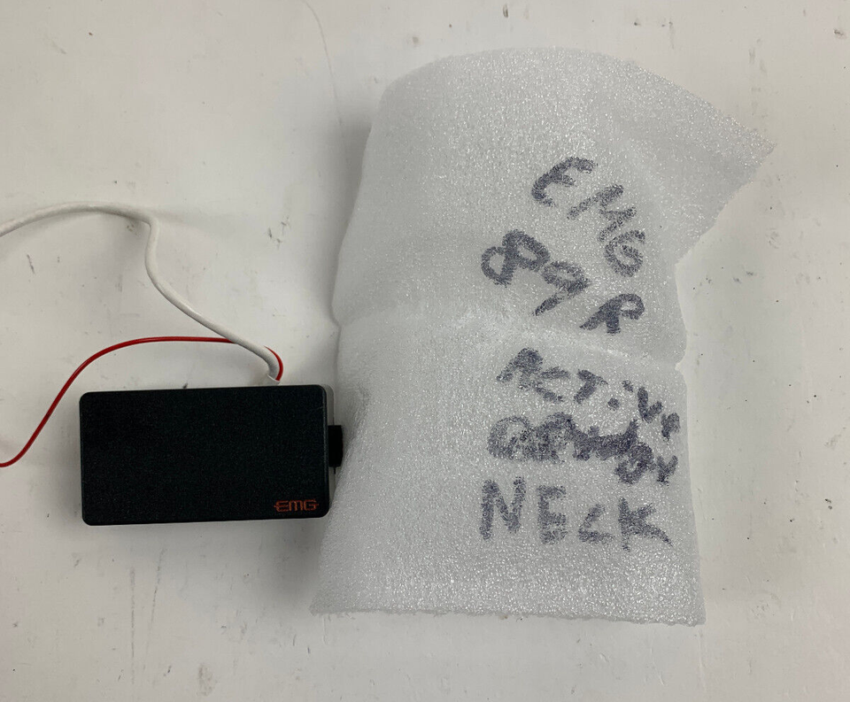 EMG 89R EMG 89 Split Coil Humbucking Active Guitar Pickup Black neck | eBay