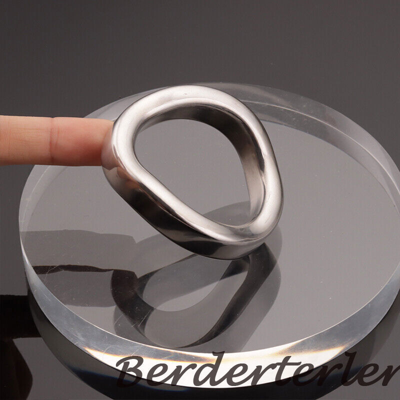 Heavy Duty Cockring Stainless Steel Ball Scrotum Stretcher Metal Penis Cock Ring | eBay