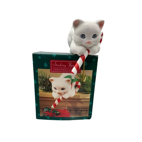 Stocking Hanger Christmas Kit Cat With Candy Caine Vintage New Open Box ...