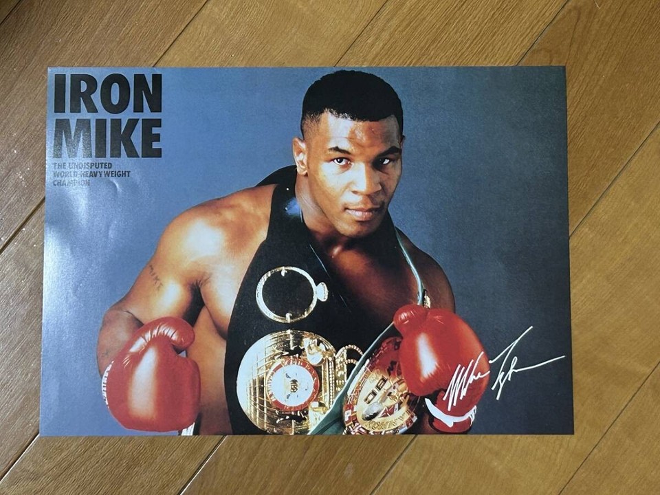 Mike Tyson vs Tony Tubbs Boxing Poster & Program WBA WBC Heavyweight ...