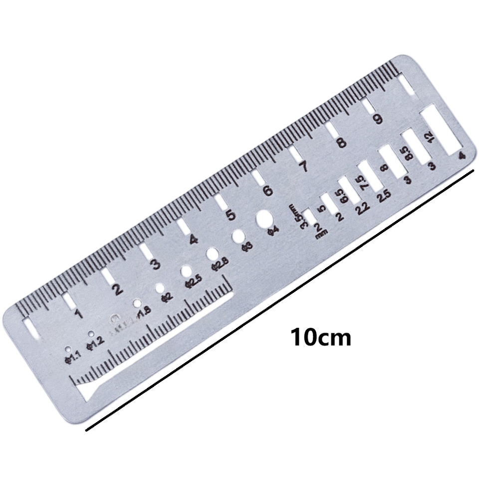 Kirschner Wire and Orthopedic Screw Measuring Ruler 10cm Stainless ...