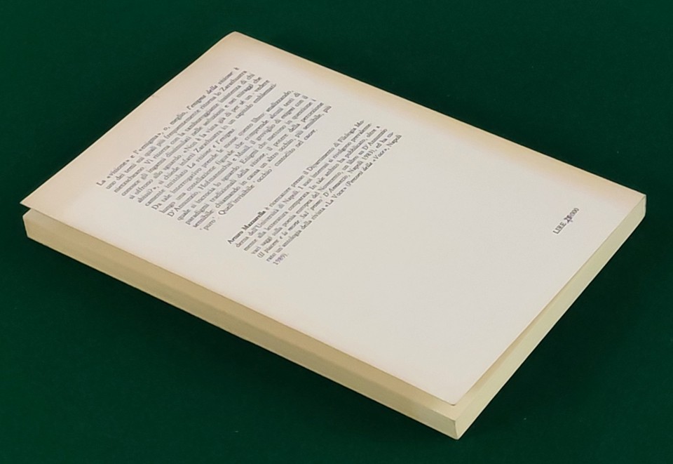 ARTURO MAZZARELLA - LA VISIONE E L'ENIGMA - BIBLIOPOLIS - PRIMA ...