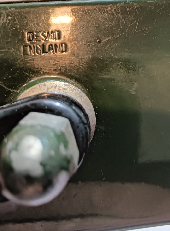 VINTAGE DESMO RECTANGULAR MIRROR NOS LAND ROVER SERIES AUSTIN MORRIS ...