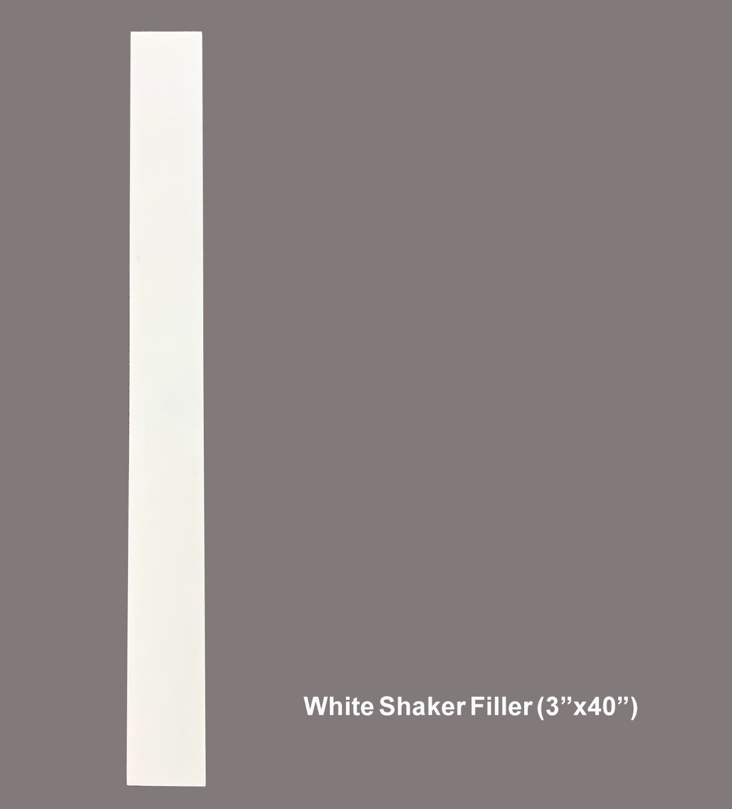 New White Shaker Cabinet 3" Filler WS-WF340 | eBay