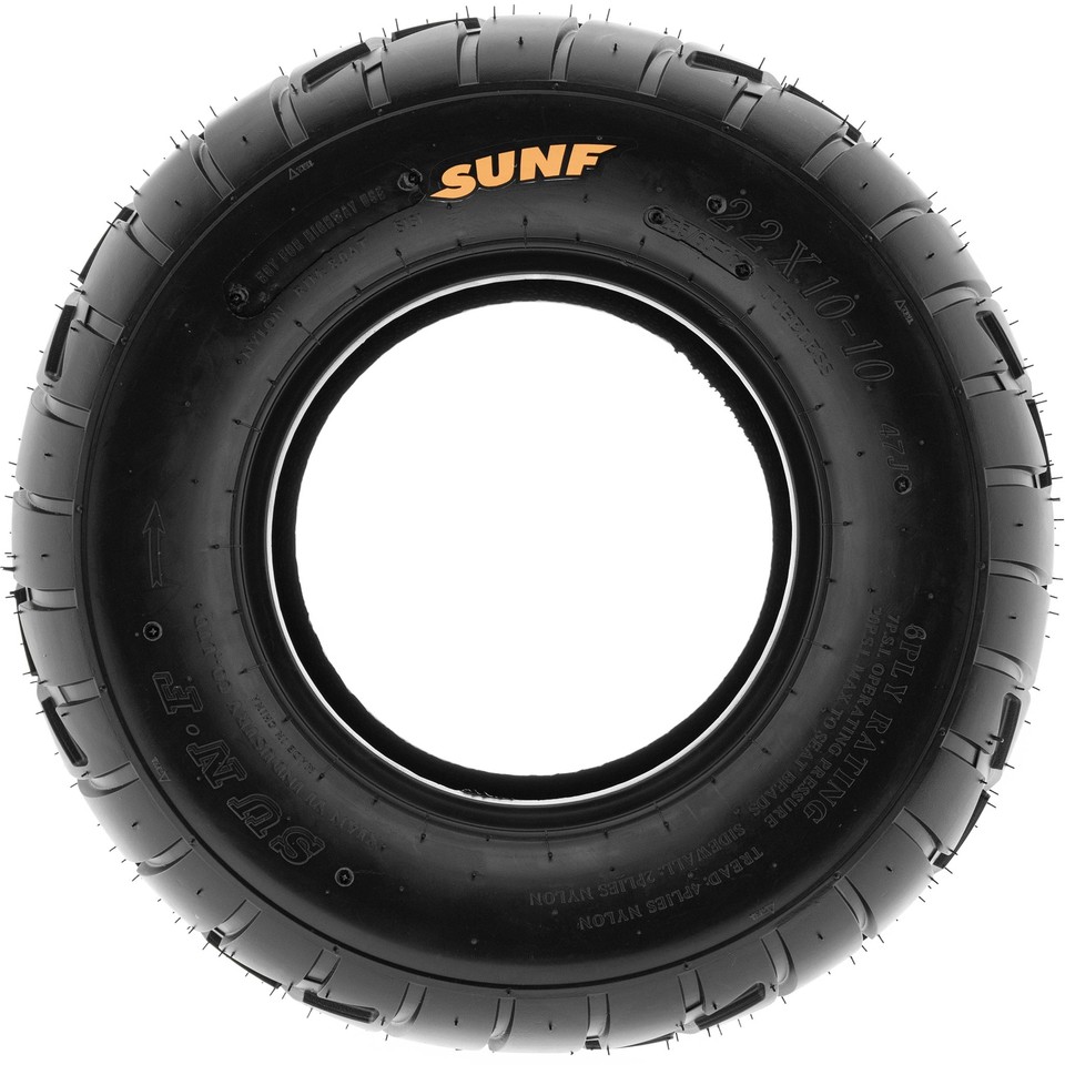 (4) SunF A021 25x10-12 Sport ATV UTV Dirt Flat Track Tires Off Road 6PR ...