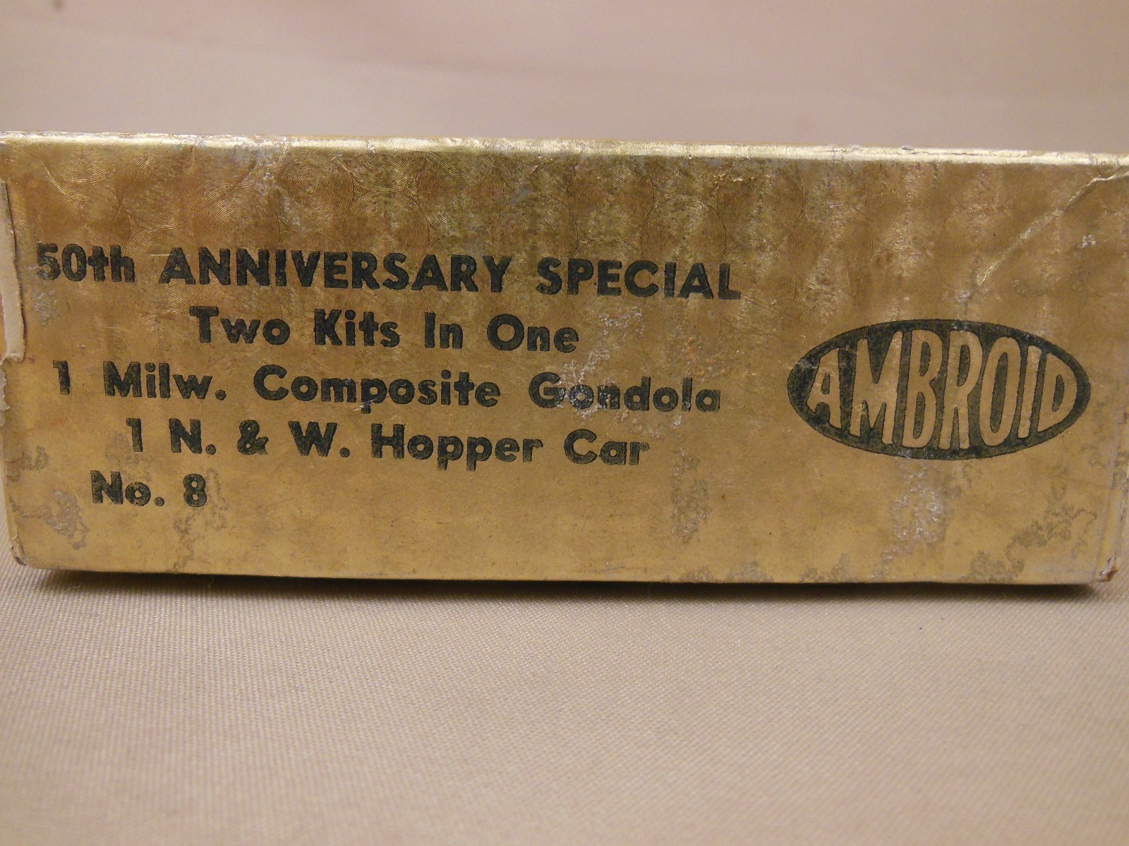 HO SCALE AMBROID #8 50TH ANV MILWAUKEE GONDOLA N&W HOPPER (2 IN 1 ...