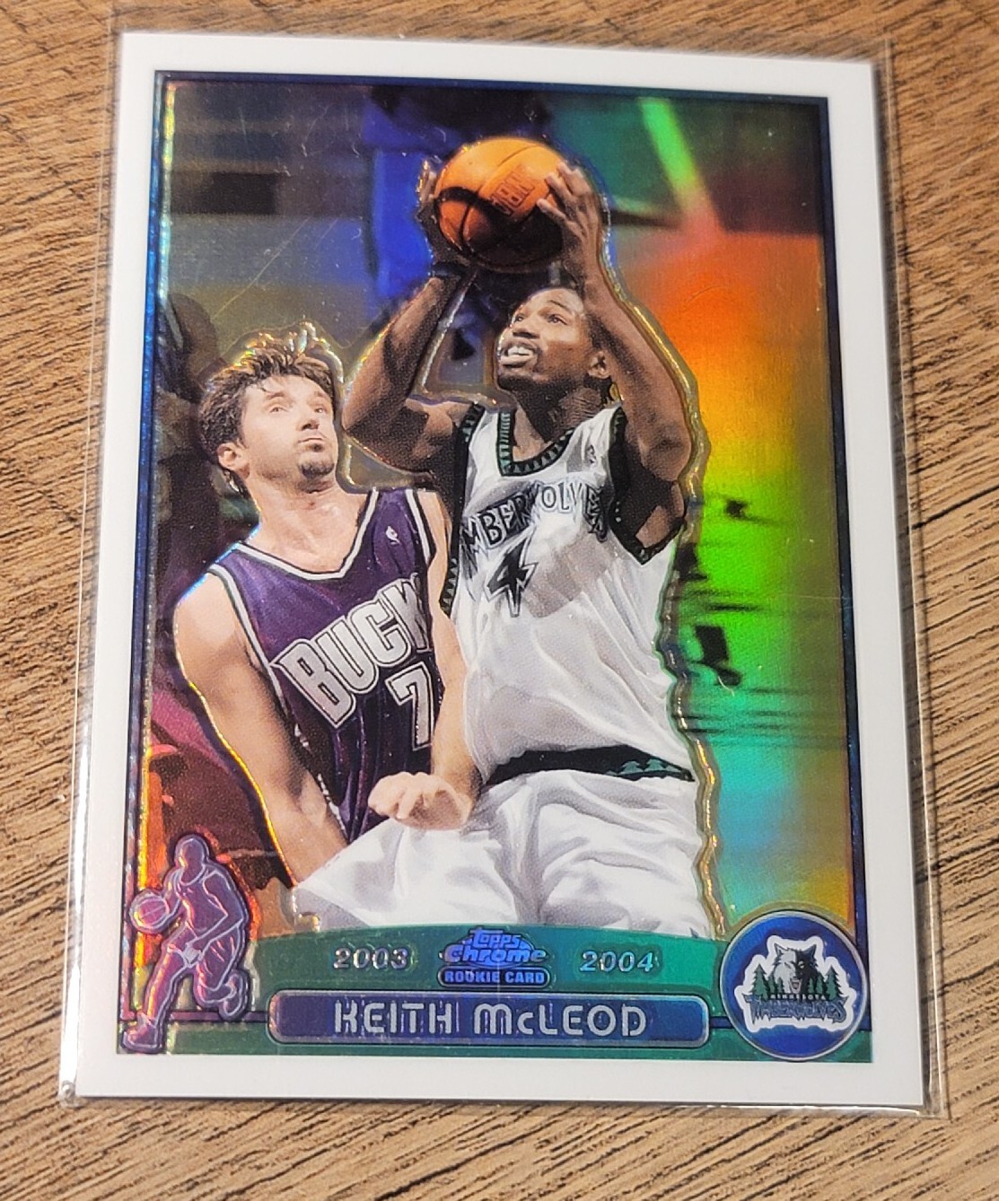 Keith McLeod 2003-04 TOPPS CHROME REFRACTOR ROOKIE CARD #163 ...