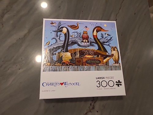 Charles Wysocki Hunter's Lures 300 PC Puzzle Brand New Buffalo Games | eBay