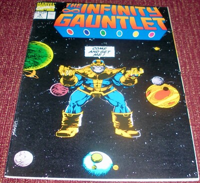 The Infinity Gauntlet #4 Newsstand Cover (1991) Marvel Comics | eBay