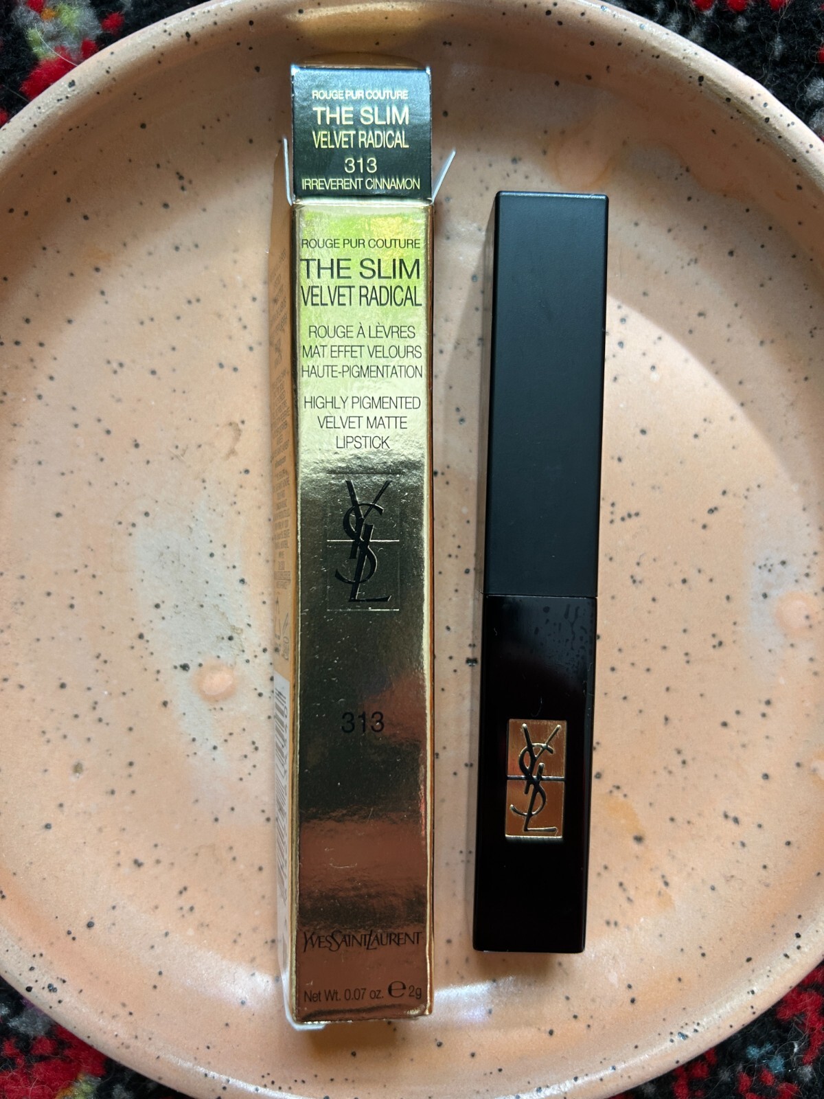 YSL Slim Velvet Radical Lipstick 313 Irreverent Cinnamon | eBay