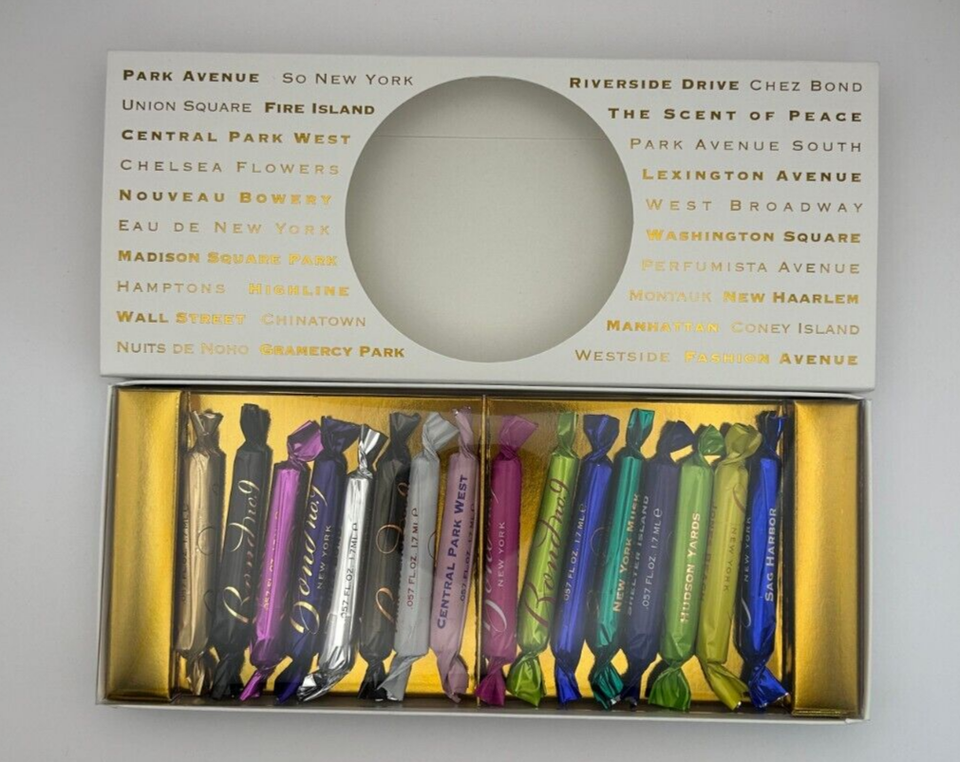 Bond No 9 Sample Discovery Sets 16 RANDOMIZED Scents BIG SPECIALS | eBay