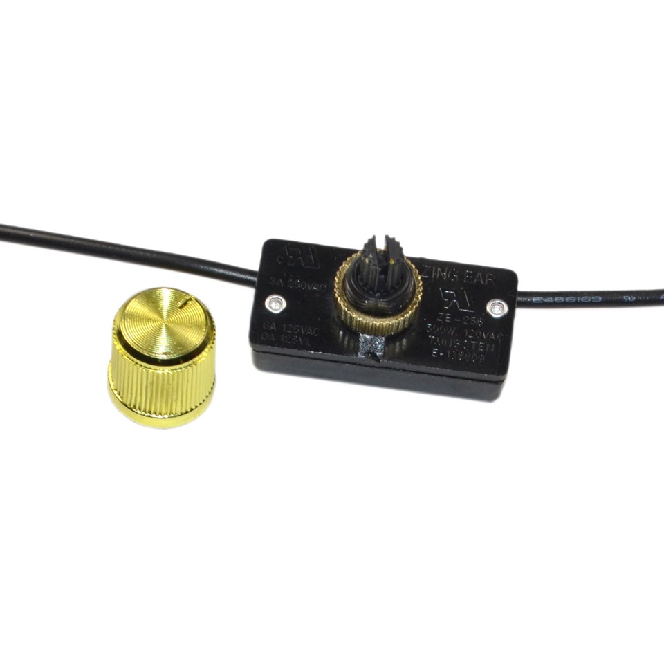 HQRP Hi-Lo-Off Rotary Halogen Tungsten Lamp Light Switch 125V 6A | eBay