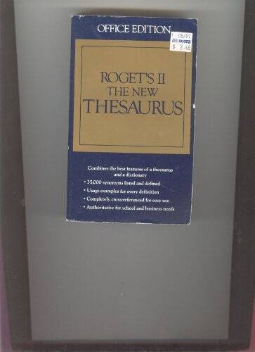 Rogets II the New Thesaurus - Paperback By Masters, Robert - VERY GOOD ...