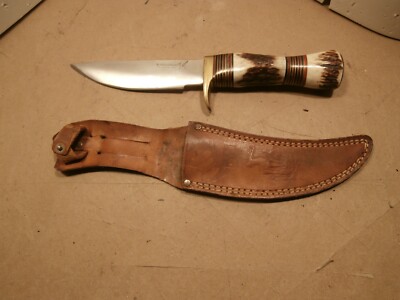 Vintage blackjack knife fixed blade Classic Blades surgical steel ...