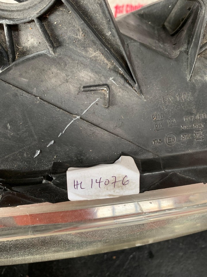 CITROEN BERLINGO CAR DERIVED VAN LX L1 HDI MK2 B9 2010 DRIVER HEAD ...