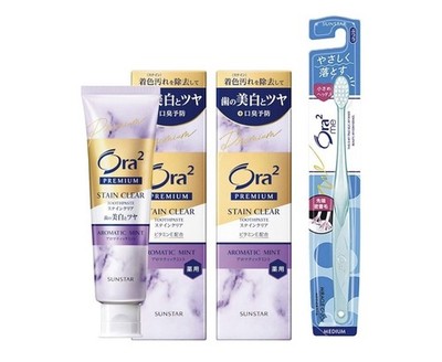 SUNSTAR Ora2 Premium Stain Clear Toothpaste (Quasi-drug) [Aromatic Mint ...