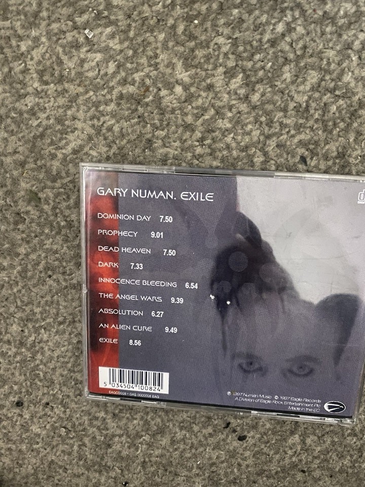 Gary Numan Exile Cd Extended Tracks | eBay UK