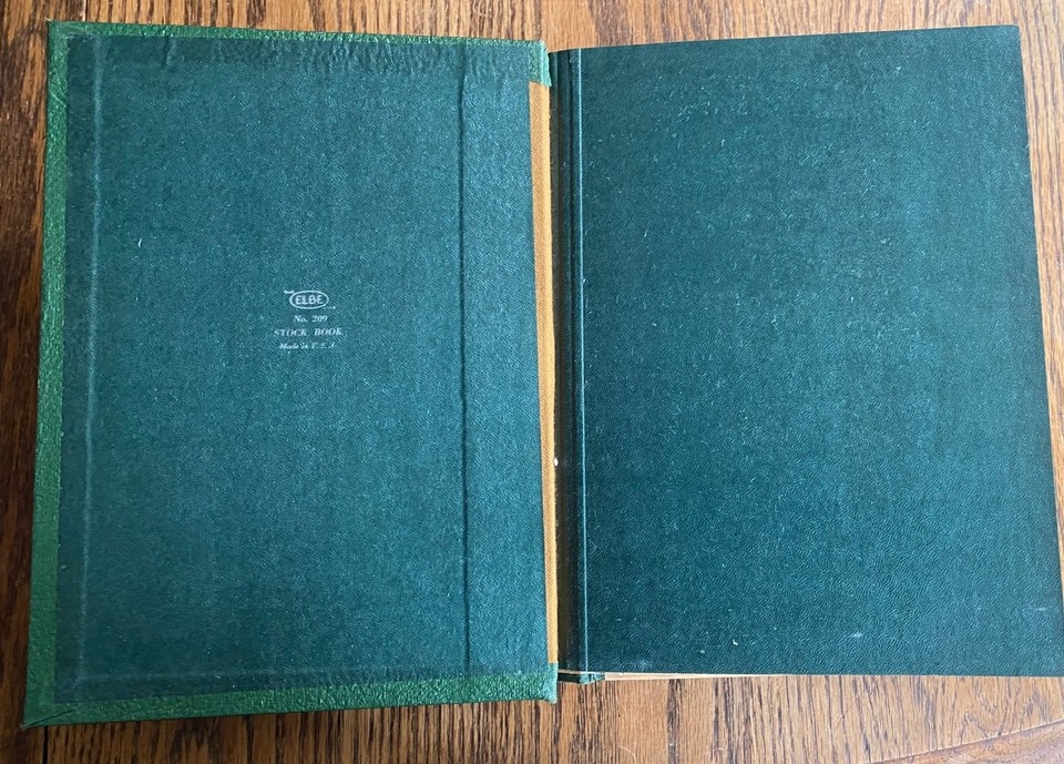 ELBE HARD COVER STAMP COLLECTORS STOCK BOOK #209 - NO STAMPS - ESTATE ...