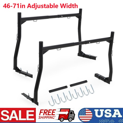 800LBS Universal Adjustable Pickup Truck Ladder Rack For Contractor ...