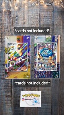 Pokemon Squirtle & Bulbasaur Stellar Crown IR 148/142 143/142 Card ...