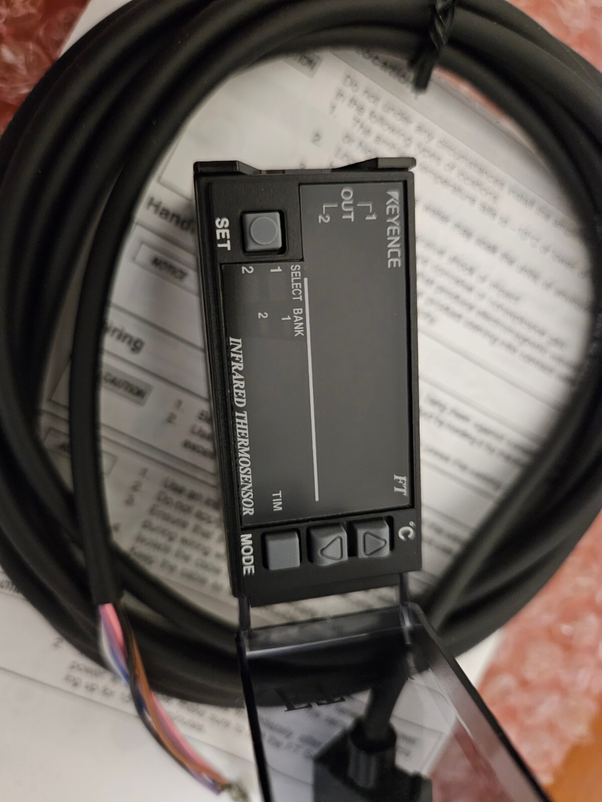 KEYENCE Ft-50aw Digital Infrared Temperature Sensor Guaranteed for sale ...