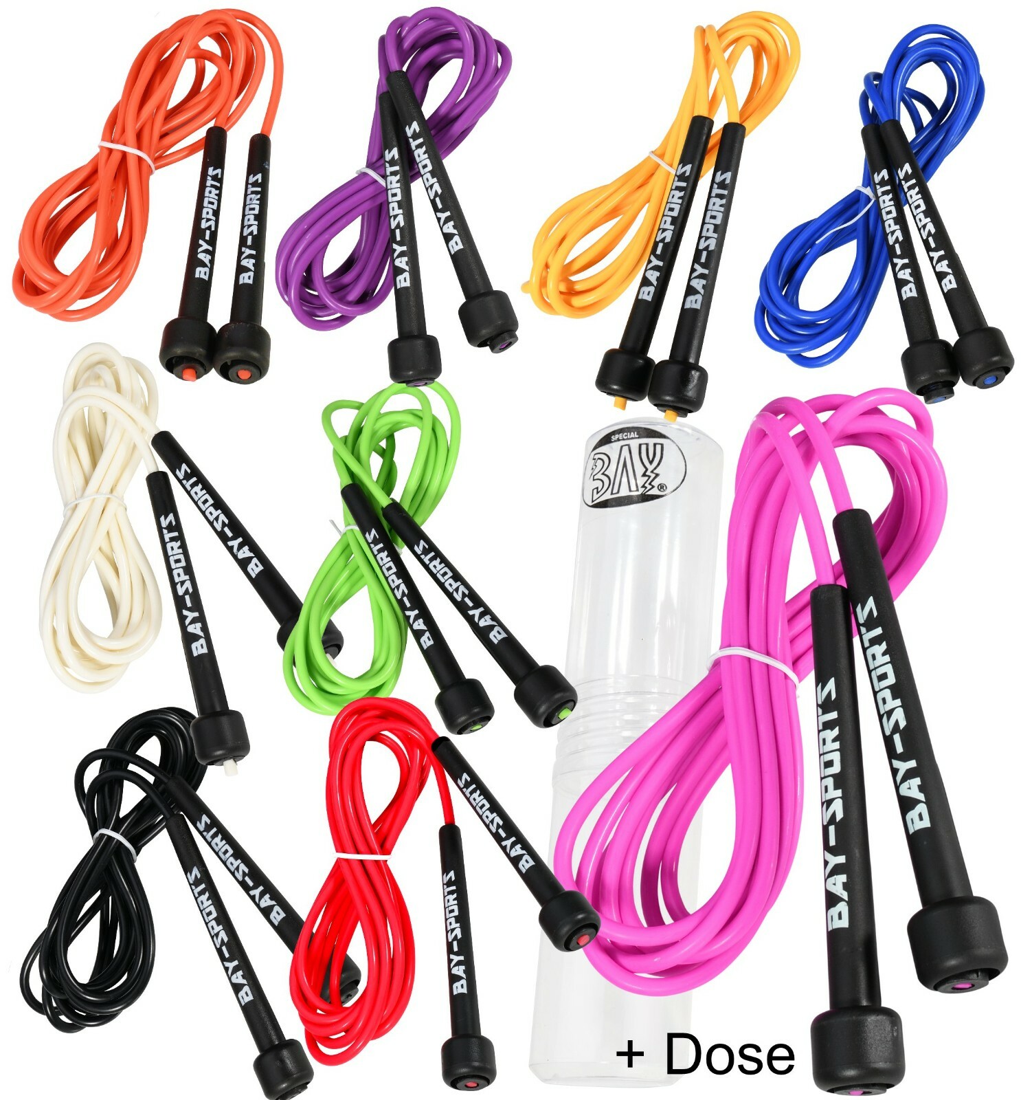orange BAY Sports® Springseil Skipping Rope Seil springen Sprungseil ...