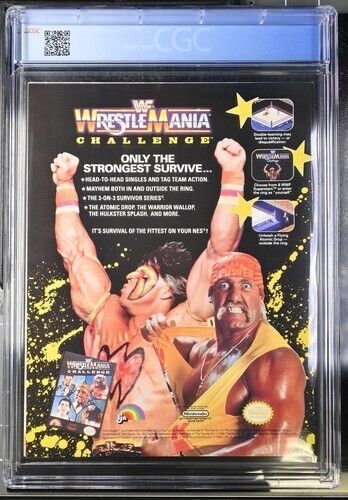 WrestleMania 7 VII Program Arena Hulk Hogan Sgt Slaughter CGC 9.2 (1 Higher) | eBay