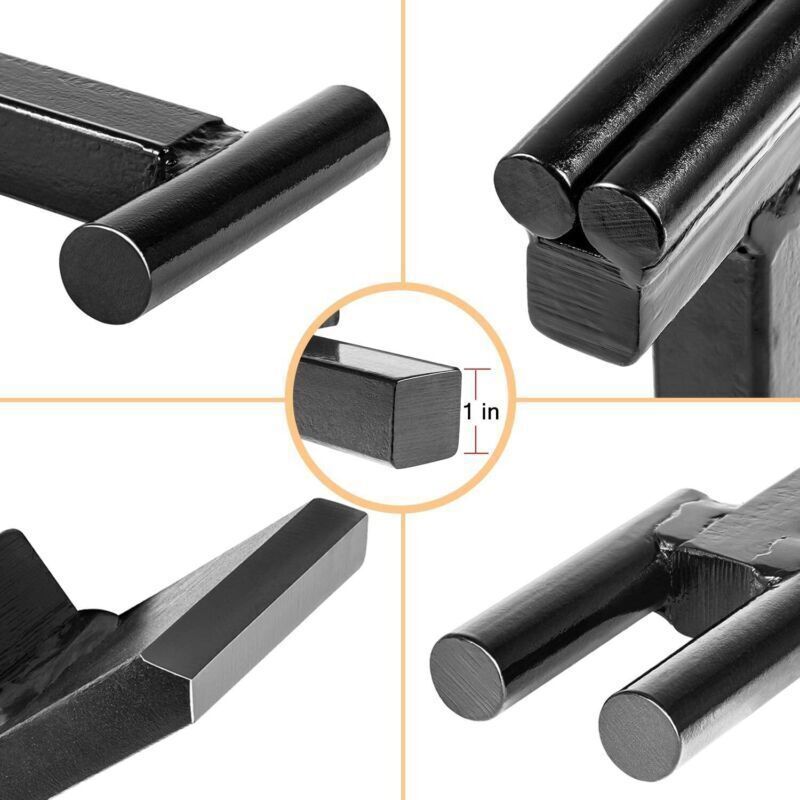 4Pcs Steel Blacksmith Forge Anvil Hardy Tool Set Fit 1inch Hardy Hole ...