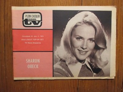 1973 Cleveland Plain Dealer TV Mag(SHARON OBECK/CANDICE BERGEN/MAUREEN ...