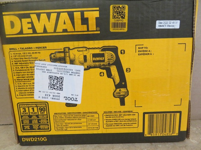 DEWALT DWD210G Drill/Driver for sale online | eBay