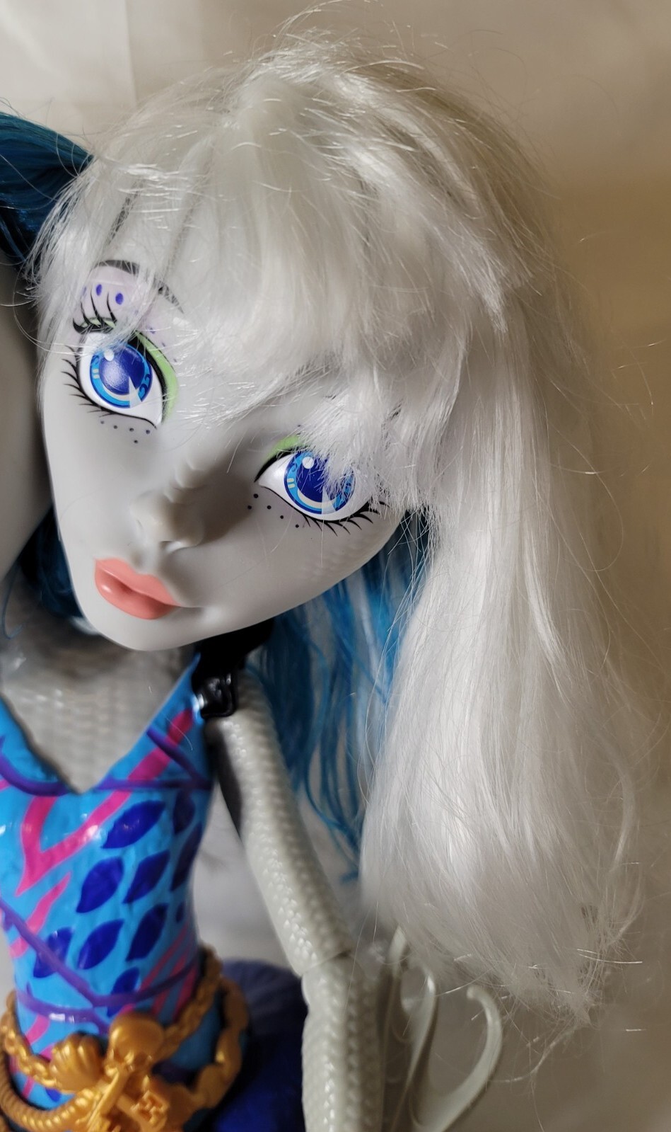 Monster High Peri and Pearl Serpentine Styling Head Double Headed Doll ...