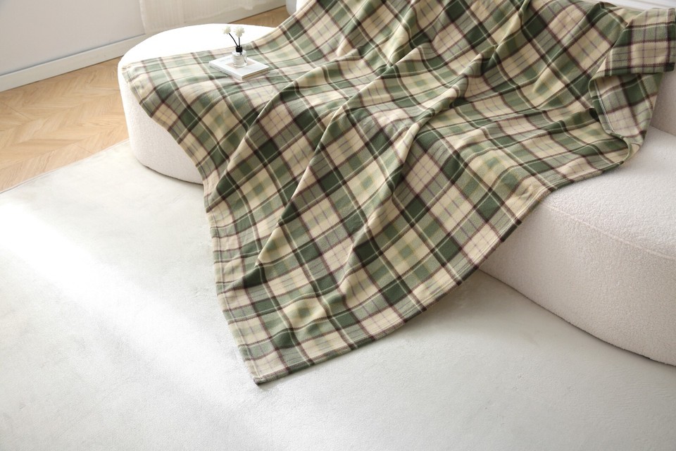 Tartan Fleece Blanket, Sofa Throw, Bed Throw Over, Cover EXTRA Large ...