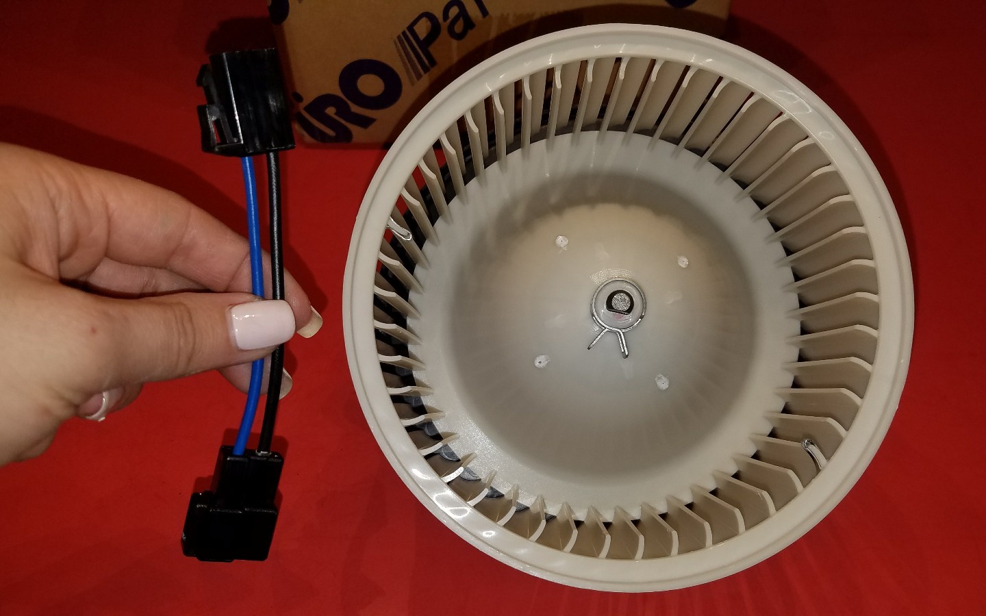 Heather Hvac Blower Fan Motor Assembly For 2000-2004 Volvo S40 V40 ...