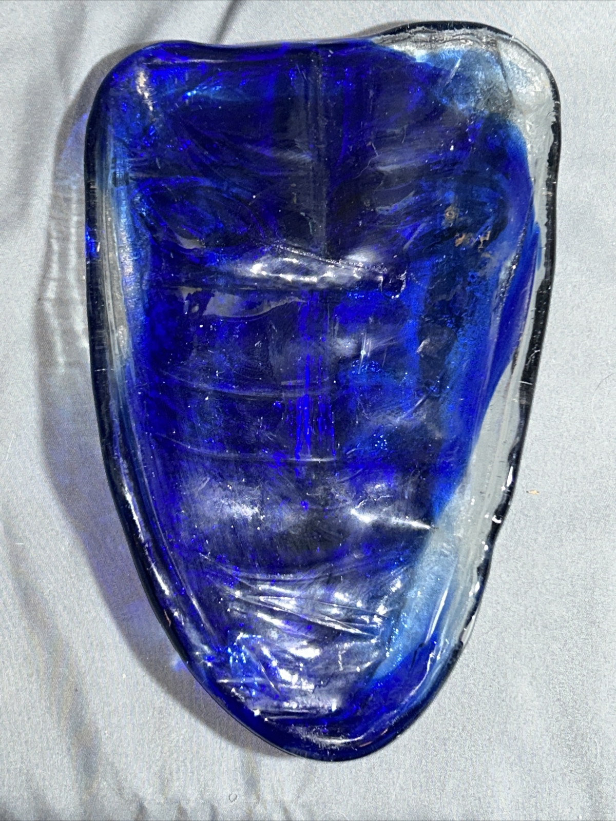 Vintage Jaramillo Brothers of Mexico Art Glass Face Mask Cobalt Blue | eBay
