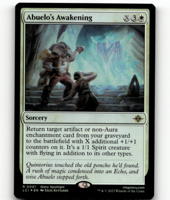 FOIL - MTG Abuelo's Awakening #1 - The Lost Caverns of Ixalan | eBay