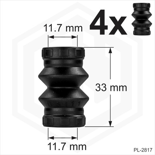 4 x Rubber Dust Boots Brake Caliper Pin Slide Seal Fits for Audi ...