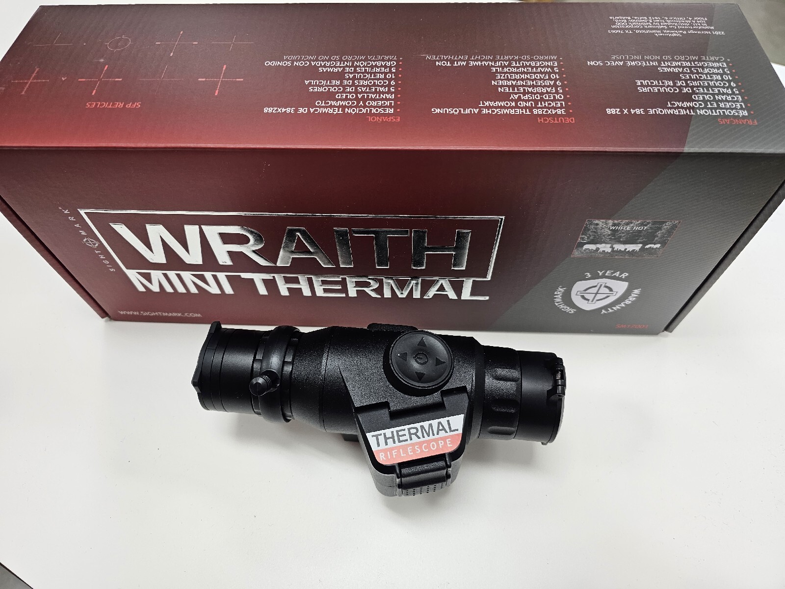 Sightmark Wraith Mini 2-16x35 384x288 Thermal Scope with Recording FREE ...