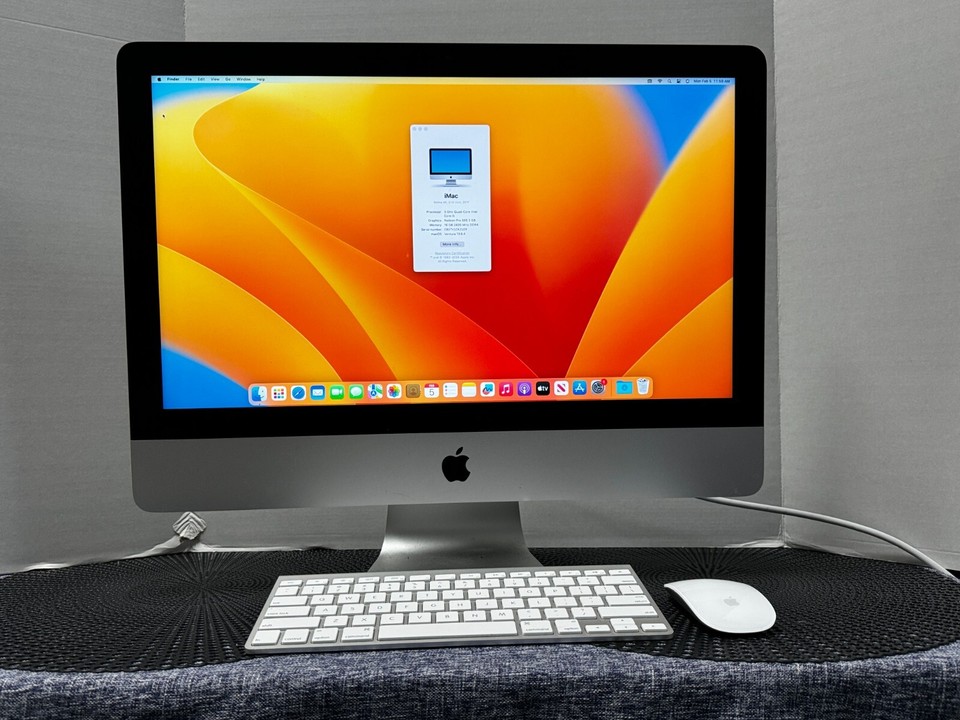 Apple iMac Retina 4k 21.5" Mid 2017 3 GHz Quad Core Intel i5, 16GB RAM ...
