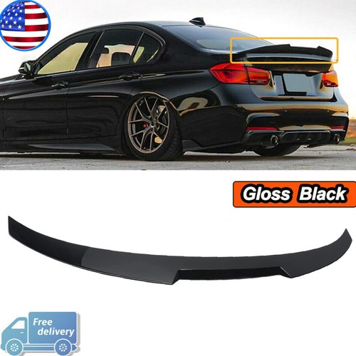 Gloss Black For 12-18 BMW F30 3 Series M3 Glossy Black Style Trunk ...