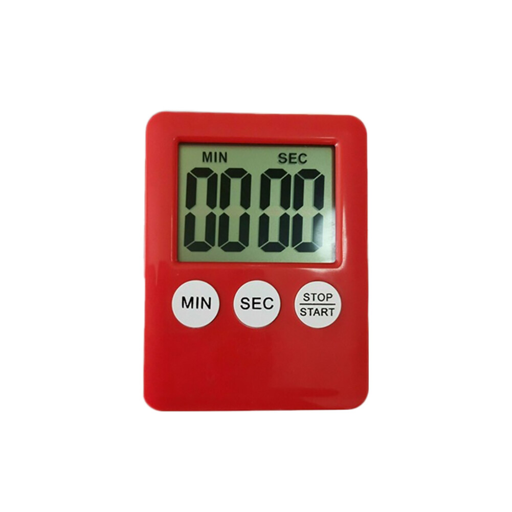 Magnetic Square LCD Digital Timer Kitchen Cooking Countdown Alarm Clock ...