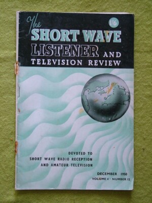 THE SHORT WAVE LISTENER / MARCH 1951 / AMATURE TELEVISION TRANSMITTION ...