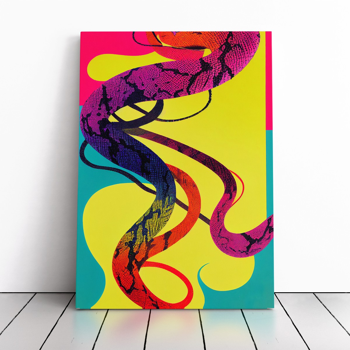 Abstract Snake Art
