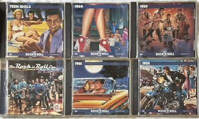 TIME LIFE MUSIC : Lot of 6 LN CD’s; 1964 + 1961+ 1959+ 1958 + Teen ...