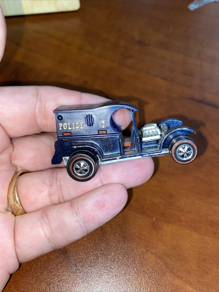 Hot Wheels Redlines Paddy Wagon Police Hot Rod, 1969 USA Vintage Die ...
