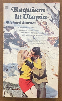 REQUIEM IN UTOPIA Richard Starnes 1st Pocket Books Edition 1968 WILD ...